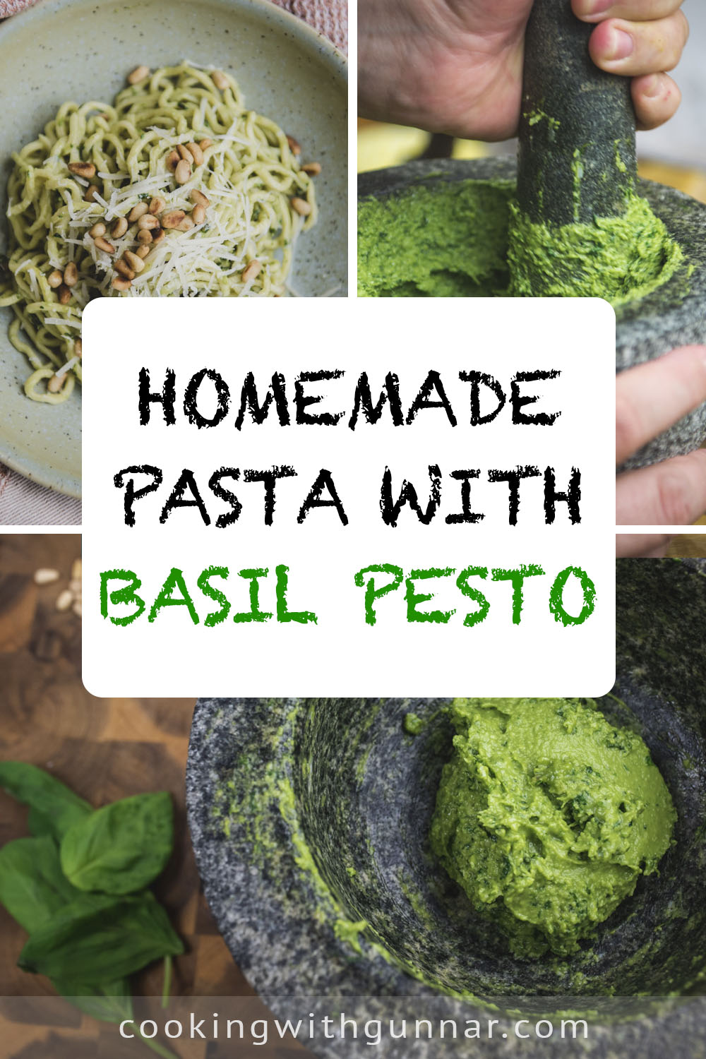 #1 Perfect Pasta with Basil Pesto - Cooking with Gunnar